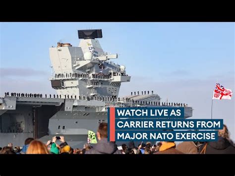 In Full Hms Prince Of Wales Returns Home From Major Nato Exercise