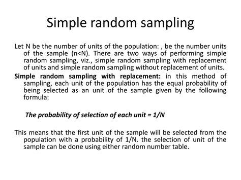 Sampling Random Method And Non Random Ppt