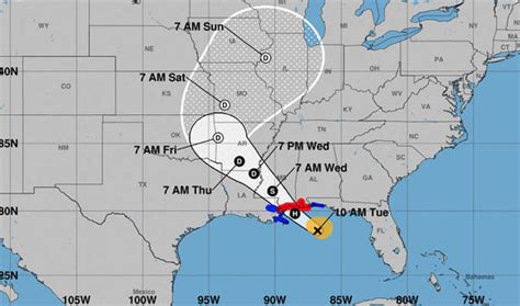 Hurricane Gordon Spaghetti Models Where Will Gordon Make Landfall In Mississippi Tonight