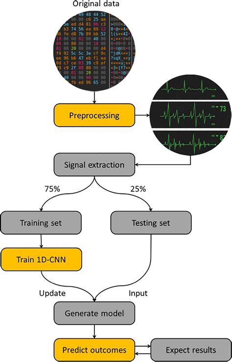 flow chart of ecg classification and recognition based on cnn