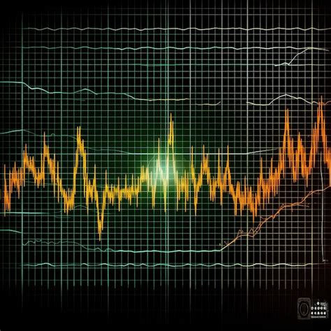premium ai image oscilloscope waveform on its screen generative ai