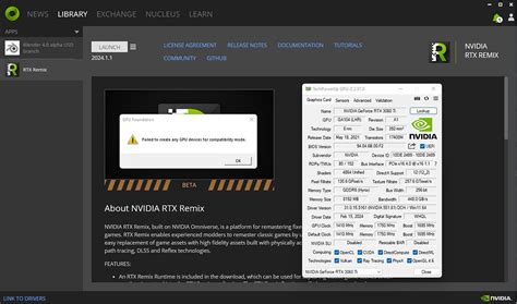 Failed To Create GPU For Compatibility Mode Core Platform NVIDIA Developer Forums