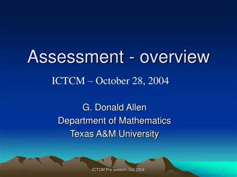 Ppt Assessment Overview Powerpoint Presentation Free Download Id Ppt Assessment Overview Powerpoint Presentation Free Download Id