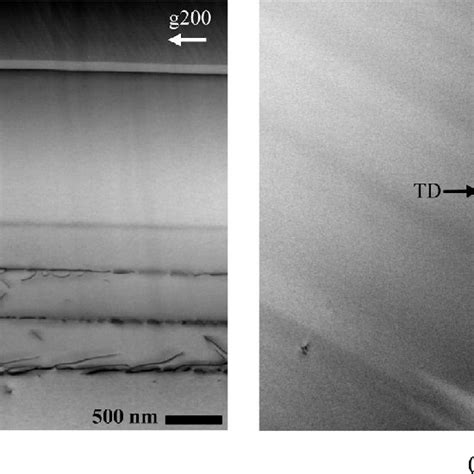A Cross Sectional Tem Image Showing The Metamorphic Ingaas Stepgraded