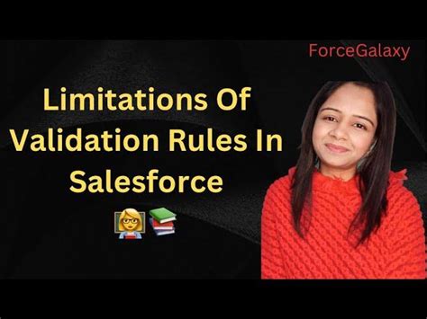Kanika Chauhan On Linkedin Limitations Of Validation Rules In Salesforce Forcegalaxy Salesforce…