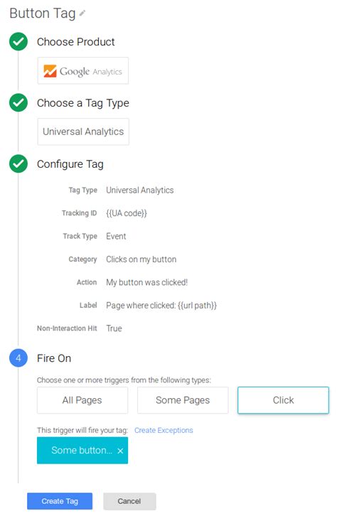 javascript track a click on a button that doesn t do anything with
