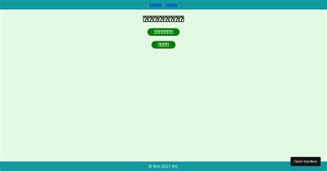 React Codesandbox