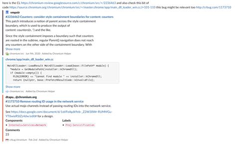 github electron slack chromium helper slack bot to unfurl chromium