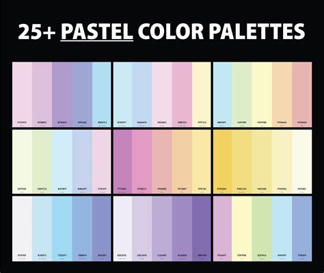 Pastel Color Palette Aesthetic Cute Colors Pastel Colour