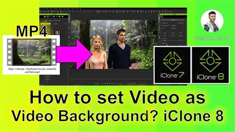 How To Set Video As Scene Background Iclone 8 Tutorial Freedom Arts
