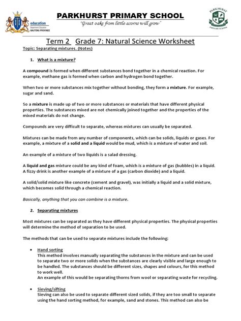 Grade 7 Ns Booklet 1 Pdf