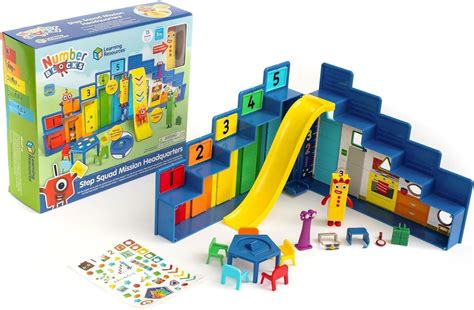 Learning Resources Numberblocks Step Squad Mission Headquarters Deluxe Playset Walmart Com