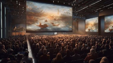 Lecture At Convention 3 Generative Ai Premium Ai Generated Image