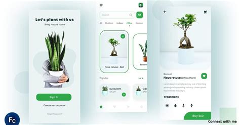Flutter Plant App 🌿📱 Ui Design With Source Code In 2024 Flutter Stuff Flutter Stuff
