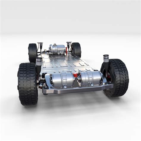 3d Tesla Cybertruck Chassis Turbosquid 1505965