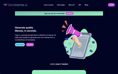 Genmeme 使用AI生成表情包 瞬间将想法转化为表情包 NavTo AI