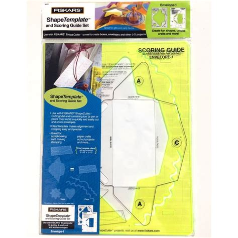 Fiskars Office Lot Of 3 New Fiskars Shape Templates Envelope