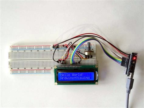 Arduino And Visuino Directly Connected X Lcd Display