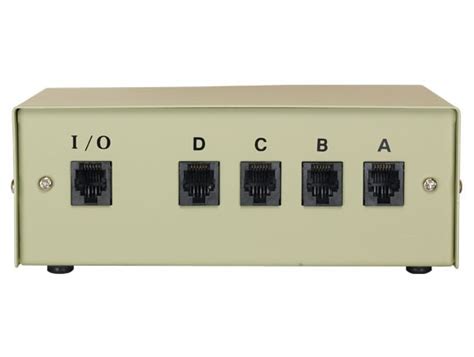 Way RJ Manual Data Switch Box