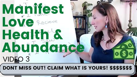 manifest love health and money with simple yet powerful scripting