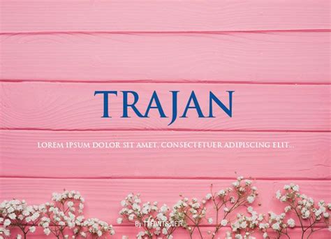 Trajan Bold Truetype Font