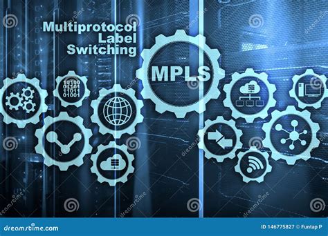 Mpls Multiprotocol Label Switching Routing Telecommunications Networks Concept On Virtual