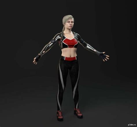 Cassie Cage Sunset After Dark 3d Model