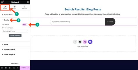 How To Create A Custom Search Result Page In Elementor