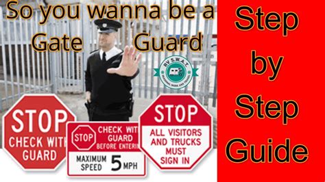 How To Become A Gate Guard Step By Step Guide Rvswat Youtube