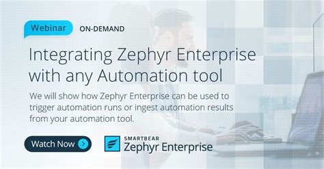 Integrating Zephyr Enterprise With Any Automation Tool Smartbear