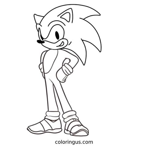 Sonic Coloring Pages Free Printable Pdf