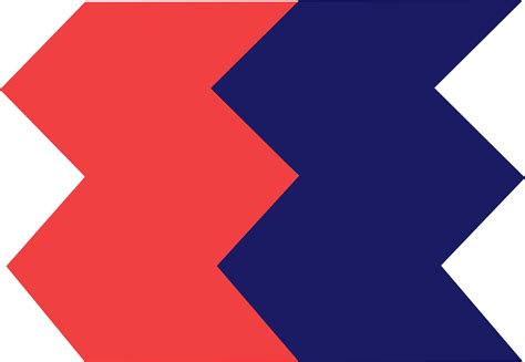 Abstract Zig Zag Geometric Design Element PNG