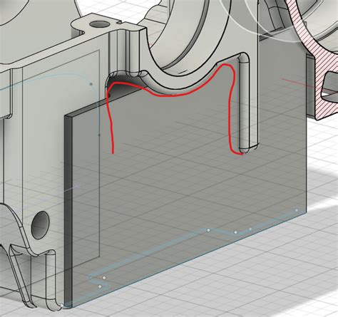 extrude up to body with offset r fusion360