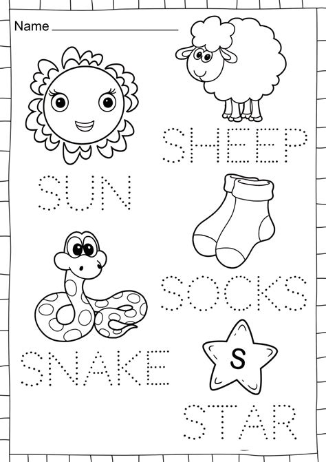 Free Printable Letter S