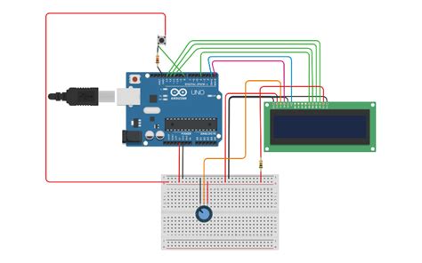 Circuit Design Lcd Display Tinkercad