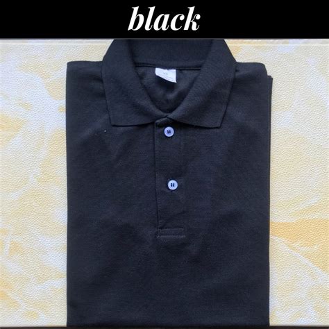 Softex Polo Shirt Black Shirt White Shirt Honeycomb Adult Unisex Cod Shopee Philippines