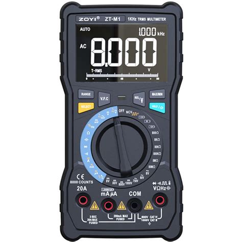 New Aneng V5 V7 Dual Mode True Rms Digital Multimeter Auto Range 8000 Counts Display V F C