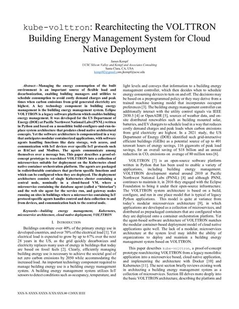 Kube Volttron Rearchitecting The Volttron Building Energy Management System For Cloud Native