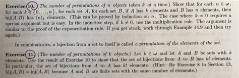Solved Show That For Each N W Exercise10xthe Number Of