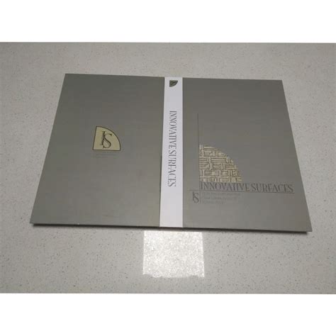 Customized Hotsale Cardboard Stone Sample Binder Py674 Chinese