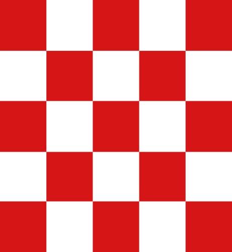 Vibrant Red Blue And White Checkered Pattern Vector Image