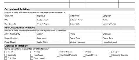 Rcmp Hearing Test Form ≡ Fill Out Printable Pdf Forms Online