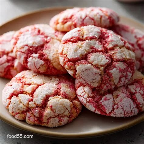 Strawberry Cake Mix Cookies Seriously Soft Crinkle Recipe