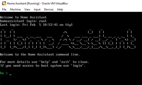 Installing On Virtualbox And Being Asked For Homeassistant Username Password Installation