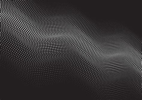 Premium Vector Abstract Background With Flowing Dots Design