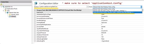 ASPNETCORE ENVIRONMENT Setup At IIS Level