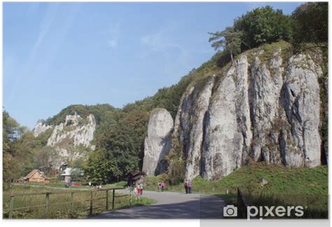 Poster Jurassic Limestone Rocks Pixersuk