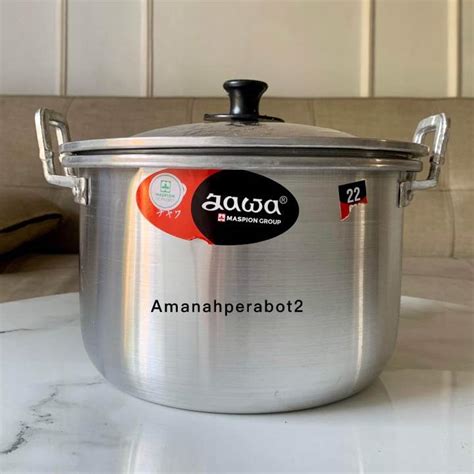 Panci Tinggi Tl Tanpa Langseng Eagle Jawa Maspion Aluminium 16 18 20 22 24 26 28 30 33 36