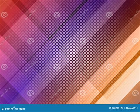 Abstract Colorful Line Grid Background 04 Stock Vector Illustration