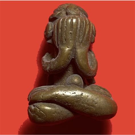 พระปิดตา ตุ๊กตา หลวงพ่อทับ วัดทอง เนื้อเมฆสิทธิ์ Phra Pidta Lp Tup Wat